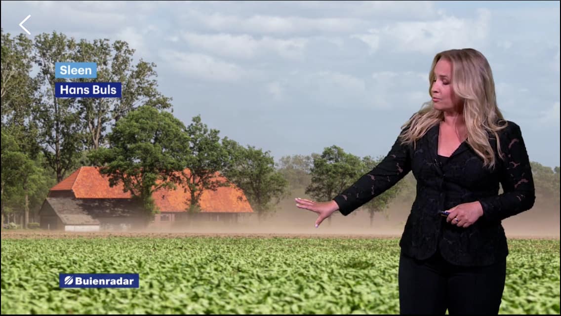 Sleen in beeld bij RTL weerbericht | ERM.NU